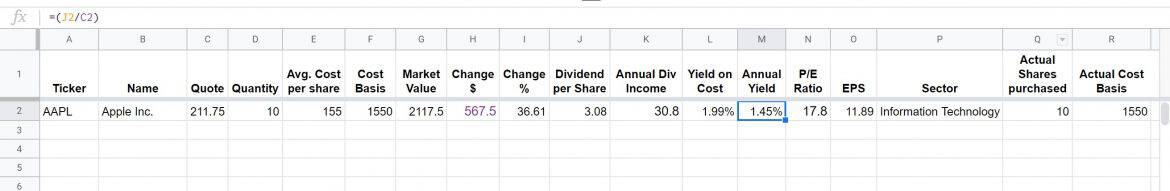 How to make a dividend tracking spreadsheet - Wealth Capitalist
