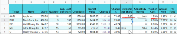 How to make a dividend tracking spreadsheet - Wealth Capitalist
